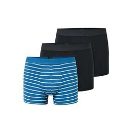 Schiesser Boxer shorts male Blue, Black size S