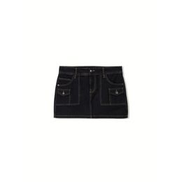 Bershka Skirt female Black size 34