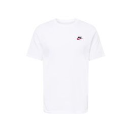 Nike Sportswear T-Shirt 'Club' Herren Gr&ouml;&szlig;e M wei&szlig;