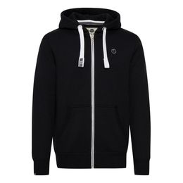 !Solid Zip-Up Hoodie 'BennZip' male Black size XXXL