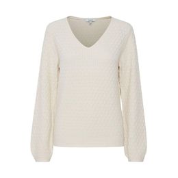 B.Young Pullover 'Milo' Damen Gr&ouml;&szlig;e XXL naturwei&szlig;