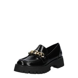 Guess Slipper 'Almosty' Damen Gr&ouml;&szlig;e 36 gold / schwarz