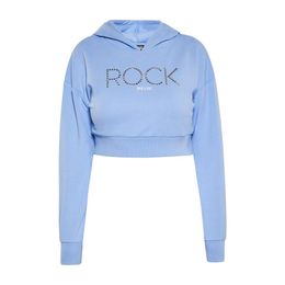 Rockeasy Sweatshirt female Blue size L