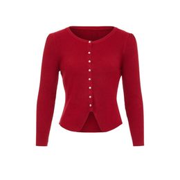 Vernole Knit Cardigan female Red size XS/S