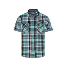 CAMP DAVID Hemd Herren Gr&ouml;&szlig;e XXL mint / jade / schwarz