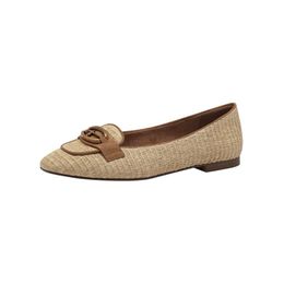 Tamaris Ballerina Damen Gr&ouml;&szlig;e 36 beige / braun