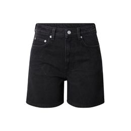 WEEKDAY Shorts 'Eya' Damen Gr&ouml;&szlig;e 24 black denim