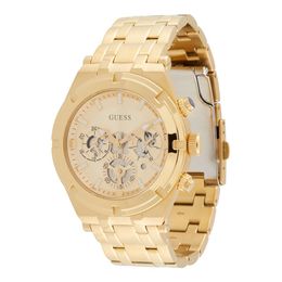 Guess Analog Watch male Gold size One Size