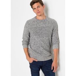 bonprix Pullover aus reiner Baumwolle, grau, 100% Baumwolle