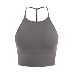 Smilodox Top Maria Solid Strap Light Support Damen Gr&ouml;&szlig;e XL anthrazit