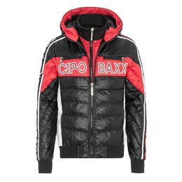 Cipo & Baxx Cipo & Baxx Winter Jacket male Black size XXL