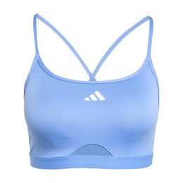 adidas Performance Sports Bra 'Aeroreact' female Blue size L