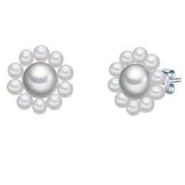 Valero Pearls Earrings female Silver size One Size