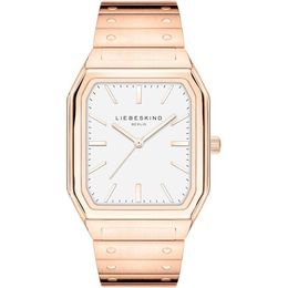 Liebeskind Berlin Analoguhr Damen Gr&ouml;&szlig;e One Size rosegold / schwarz / wei&szlig;