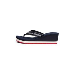 Tommy Hilfiger Sandale Damen Gr&ouml;&szlig;e 40 blau / wei&szlig;