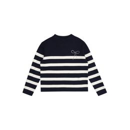 s.Oliver Pullover M&auml;dchen Gr&ouml;&szlig;e 128/134 navy / wei&szlig;