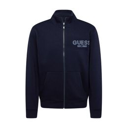 Guess Sweatjacke Herren Gr&ouml;&szlig;e L taubenblau / dunkelblau