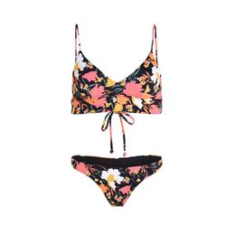 O`Neill O'NEILL Bikini 'Wave Skye' Damen Gr&ouml;&szlig;e M gelb / dunkelorange / hellpink / schwarz