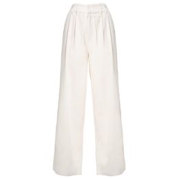Influencer Pleat-Front Pants female White size S