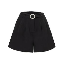 Influencer Pleat-Front Pants female Black size M