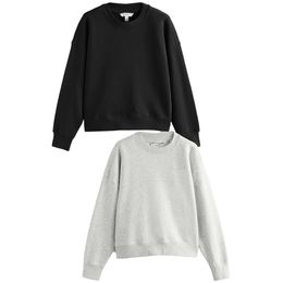 next Sweatshirt female Grey, Black size M