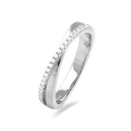Luxenter Ring 'Sabuk' Damen Gr&ouml;&szlig;e 58 silber