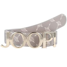 JOOP! G&uuml;rtel Damen Gr&ouml;&szlig;e 100 grau / wei&szlig;