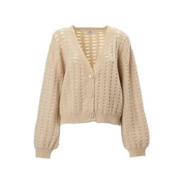 Influencer Knit Cardigan female Beige size M