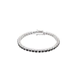 Kuzzoi Bracelet male Black, Silver size 19