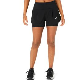 asics Road 2in1 3.5 Inch Short Damen