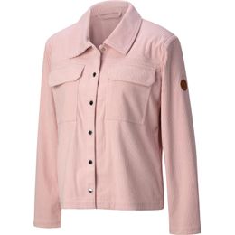 CR&Eacute;ATION L Damen Cordjacke mit Hemdkragen puder Gr&ouml;&szlig;e 42