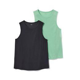 Tchibo - 2 Sport-Tops - Damen - Gr. XXL - anthrazit