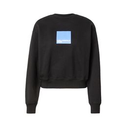 KARL LAGERFELD JEANS Sweatshirt Damen Gr&ouml;&szlig;e M hellblau / schwarz / wei&szlig;
