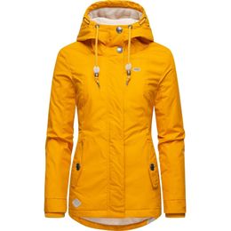 Ragwear Winter Jacket 'Monade' female Yellow size M