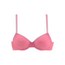 Lascana Bikini Top female Pink size 40