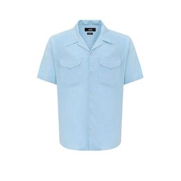 Antioch Button Up Shirt male Blue size L