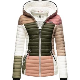 Navahoo Jacke 'Multikulti' Damen Gr&ouml;&szlig;e XXXL dunkelbeige / oliv / altrosa / wei&szlig;