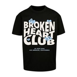 2Y Studios T-Shirt 'Broken Heart Club' Herren Gr&ouml;&szlig;e XXL pastellblau / schwarz / wei&szlig;
