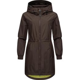 Ragwear Raincoat 'Bronja II' female Brown size 4XL