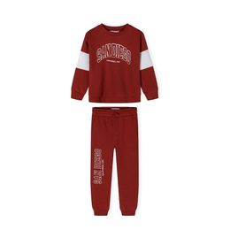 MINOTI Sweatsuit boy Red size 3-4y