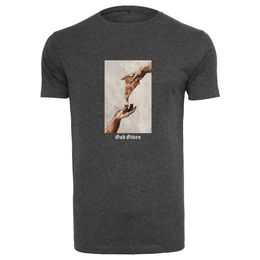 MT Men T-Shirt 'God Given Pizza' Herren Gr&ouml;&szlig;e XXL dunkelgrau / mischfarben
