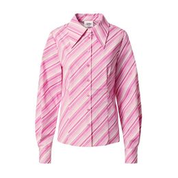 Bella x ABOUT YOU Bluse 'Fenja' Damen Gr&ouml;&szlig;e XXL pink / rosa / wei&szlig;