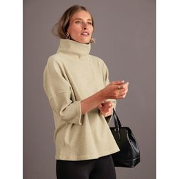 WITT Damen Rippshirt in Cord-Optik, sand, Gr&ouml;&szlig;e 38