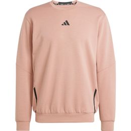 Adidas d4t Sweatshirt Herren - rosa - Gr. L - Polyester/Baumwolle/Elastan