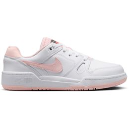 Nike Full Force Lo Gs Sneaker Kinder - wei&szlig; - Gr. 37 1/2 - Lederimitat