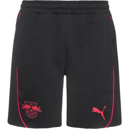 Puma Rb Leipzig Fu&szlig;ballshorts Herren - schwarz - Gr. M - Baumwolle/Polyester