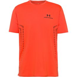 Under Armour Vanish Energy Graphic Funktionsshirt Herren - orange - Gr. S - Polyester/Elastan