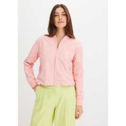 bonprix Kurzer Soft-Blouson, rosa