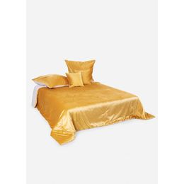 bonprix Samt Tagesdecke, gold, Samt