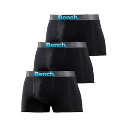 Bench Boxershorts Herren Gr&ouml;&szlig;e S neonblau / schwarz
